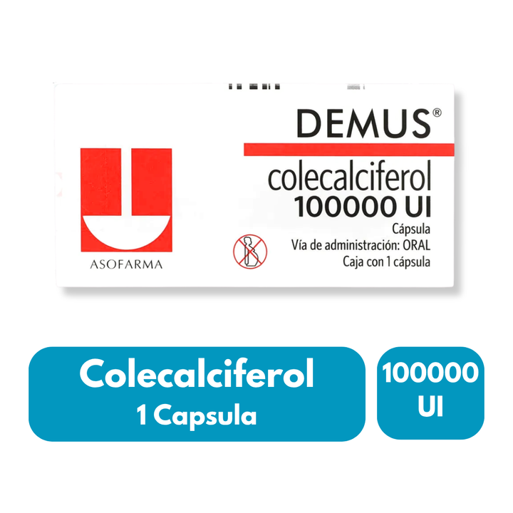 Demus Colecalciferol100000 UI Caja con 1 Capsula – Farmacia Sanorim
