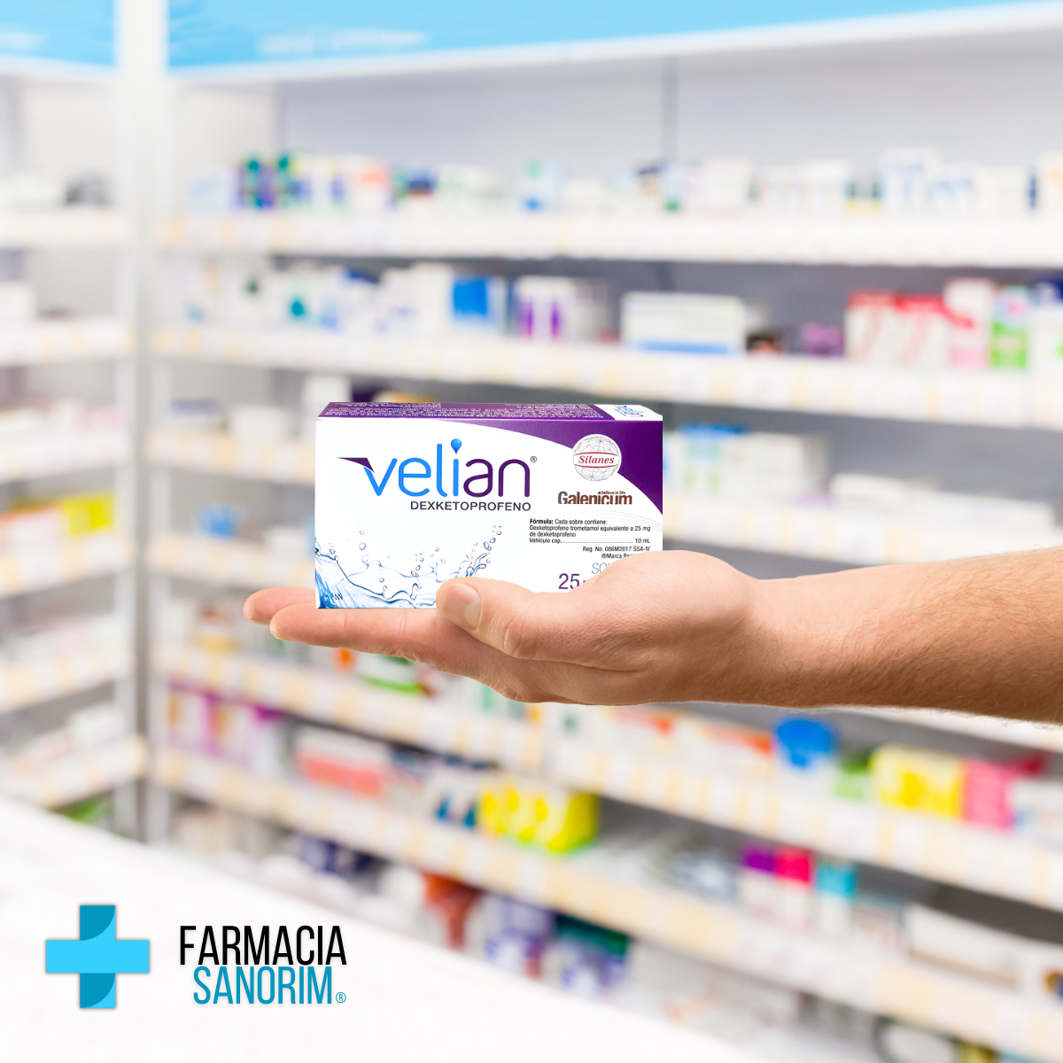 Velian (Dexketoprofeno) 25mg/10ml Solución Caja con 10 Sobres ...