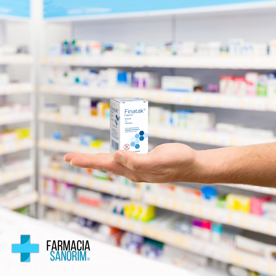 Finatak (Ertapenem) 1 g Frasco Solución Inyectable – Farmacia Sanorim