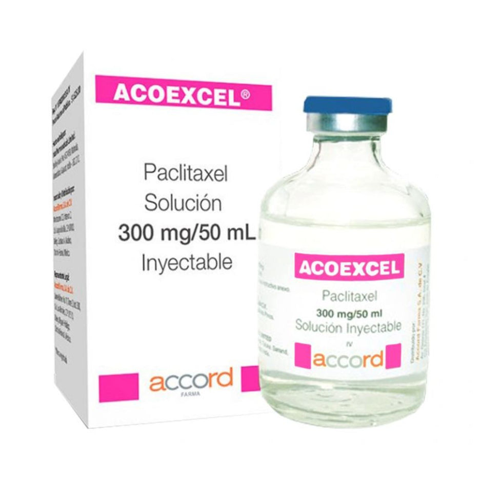 Acoexcel (Paclitaxel) 300 mg /5 mg Caja con Frasco Ampula Inyectable ...