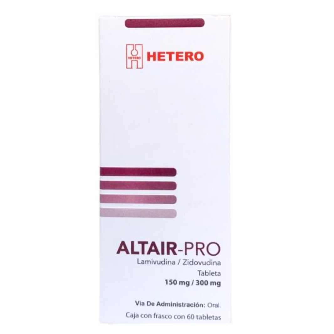 Altair Pro (Lamivudina Zidovudina) Frasco con 60 Tabletas – Farmacia Sanorim