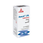 Amcef (Ceftriaxona) 1 g Caja con 1 Ampolleta con Diluyente 3.5 ml Intr ...