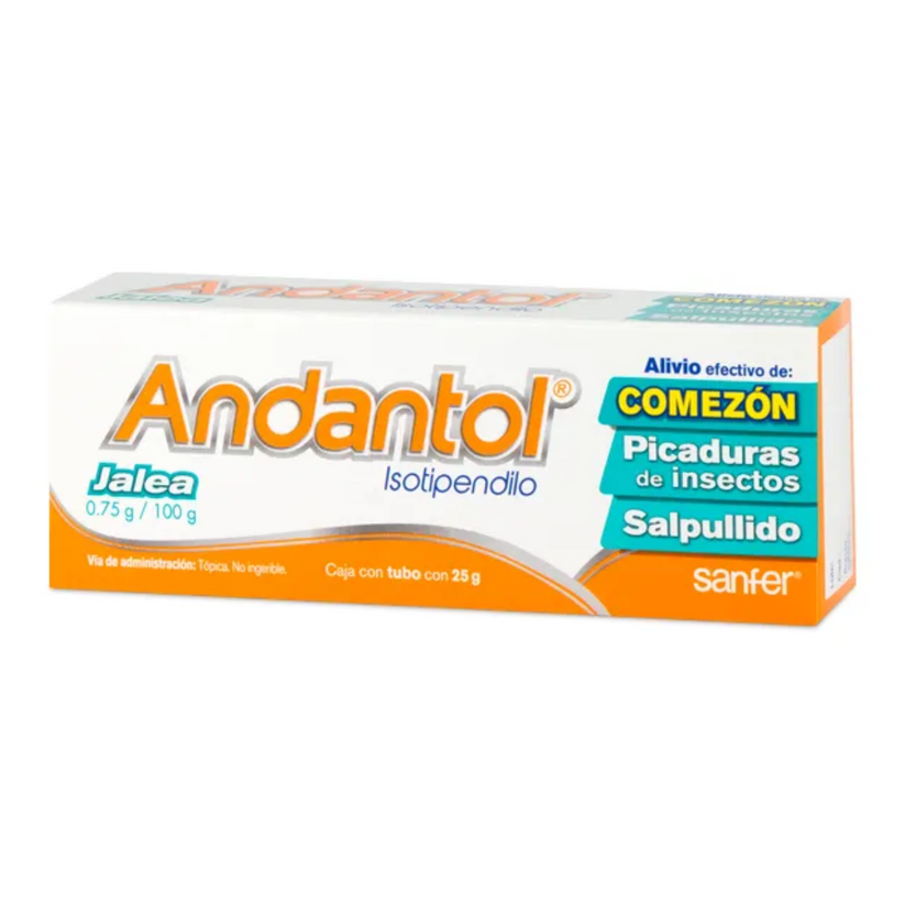 Andantol (Isotipendilo) .75 g Caja con Tubo con 25 Gramos – Farmacia ...