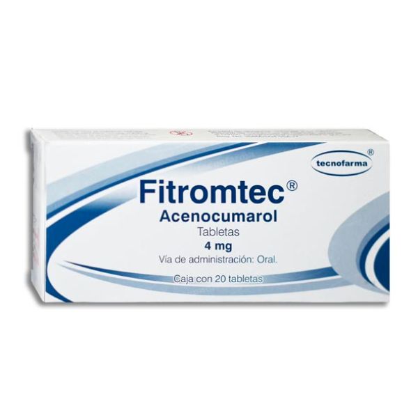 Acenocumarol 4 mg Caja con 20 Tabletas – Farmacia Sanorim