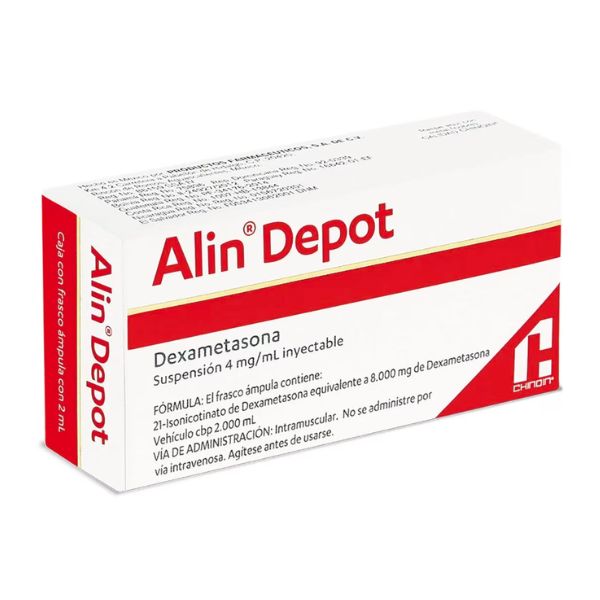 Alin depot (Dexametasona) 4 mg/ml Caja con 1 Ampolleta Inyectable ...