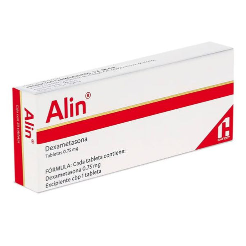 Alin (Dexametasona) 0.75 mg Caja con 30 Tabletas – Farmacia Sanorim