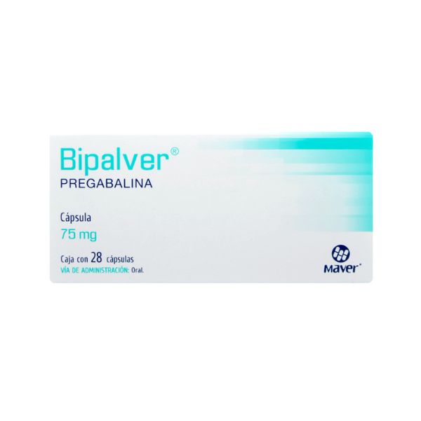 Bipalver (Pregabalina) 75 mg Caja con 28 Cápsulas – Farmacia Sanorim