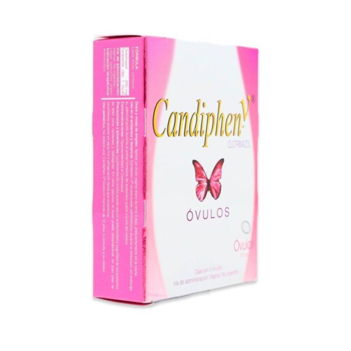 Candiphen V (Clotrimazol) Caja con 3 Óvulos Vaginales – Farmacia Sanorim