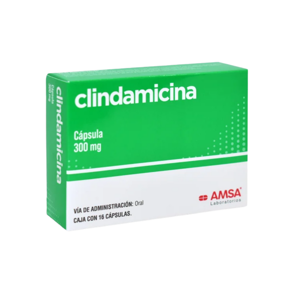 Clindamicina 300 mg Caja con 16 Cápsulas – Farmacia Sanorim