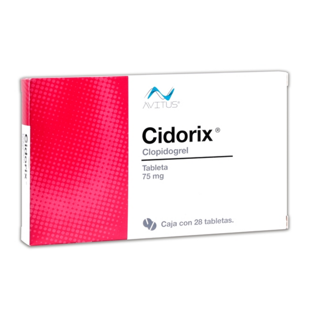 Clopidogrel Cidorix 75 Mg Caja con 28 Tabletas – Farmacia Sanorim