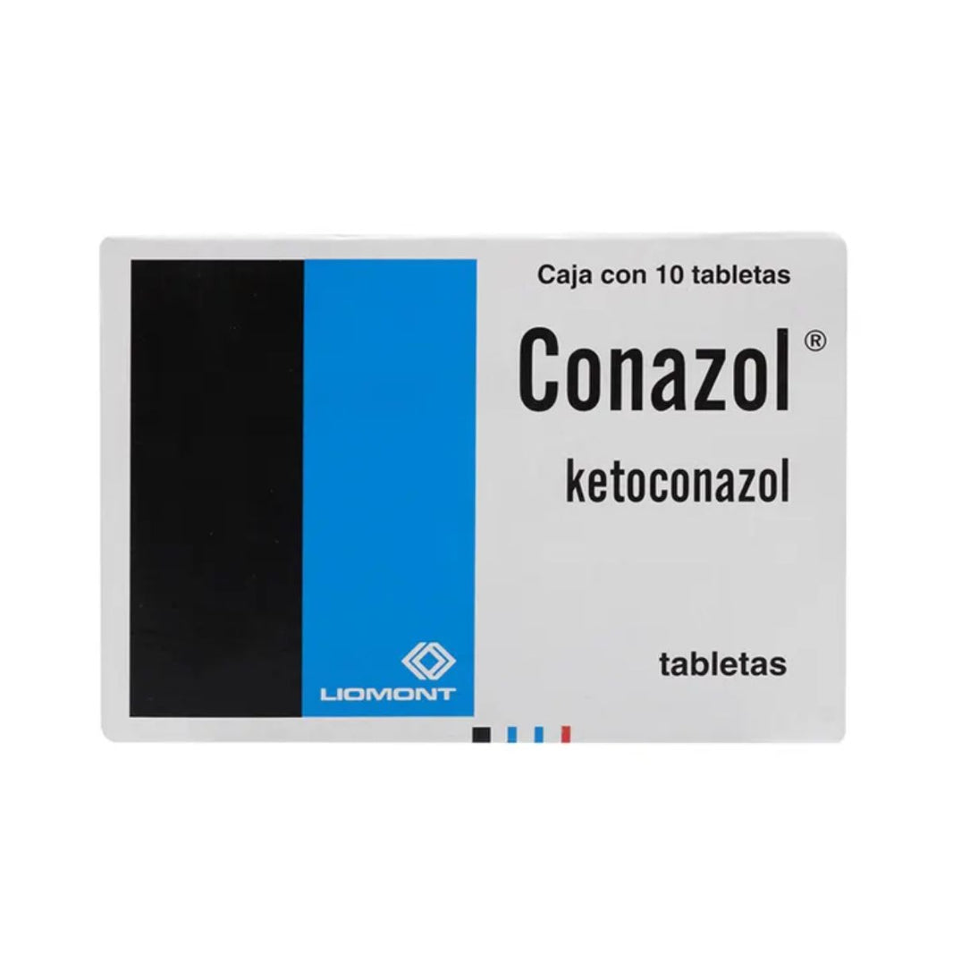 Conazol (Ketoconazol) 200 mg Caja con 10 Tabletas – Farmacia Sanorim