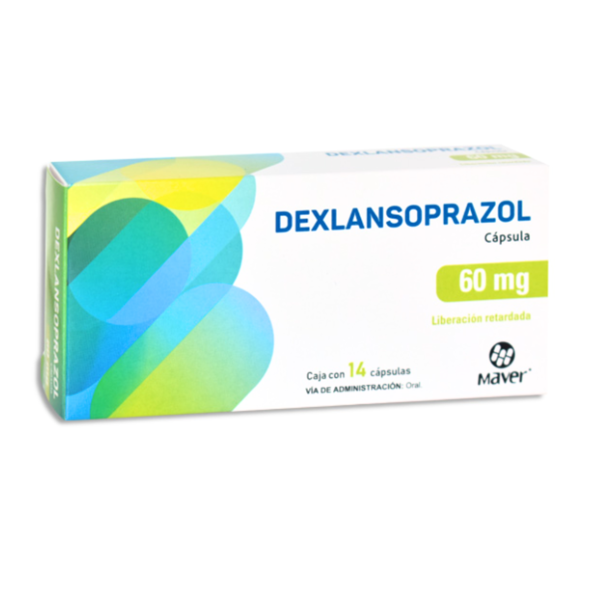 Dexlansoprazol 60 mg Liberación Retardada Caja con 14 Cápsulas ...