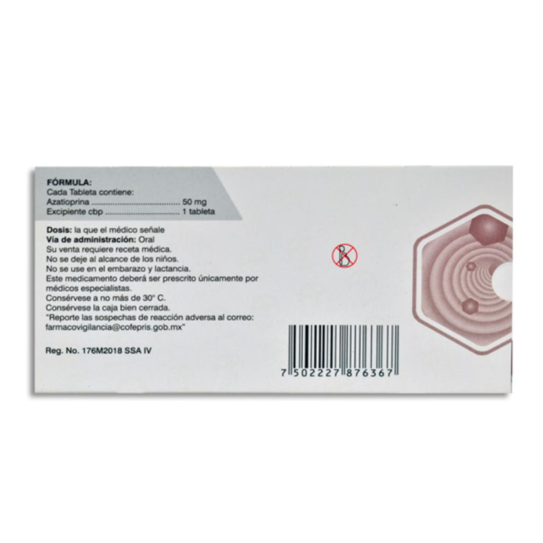 Dexmitron (Azatioprina) 50 mg Caja con 50 Tabletas – Farmacia Sanorim