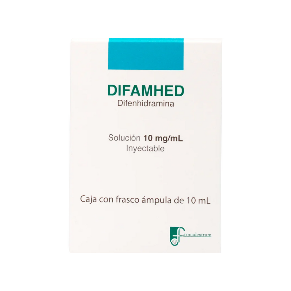 Difenhidramina 10 mg Solución Inyectable 10 mL – Farmacia Sanorim