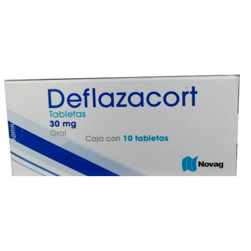 Deflazacort 30 mg Caja con 10 Tabletas – Farmacia Sanorim