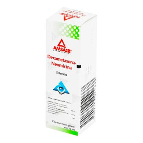 Dexametasona/Neomicina 1 mg/3.5 mg/1 ml Gotas Oftalmicas Frasco con 5 ...