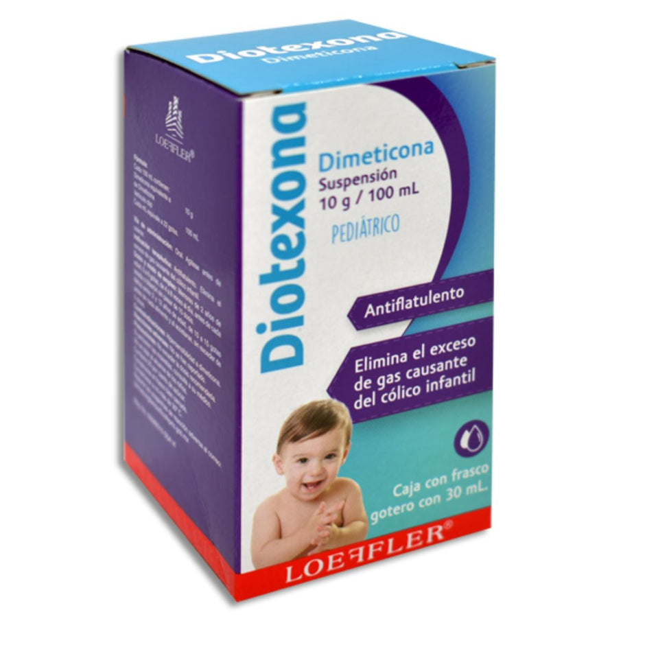 Diotexona Dimeticona 100 mg Suspensión Gotas 30 ml – Farmacia Sanorim