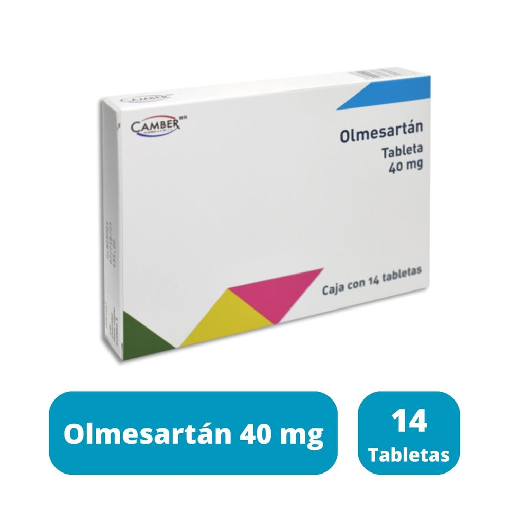 Olmesartán Medoxomilo 40 mg Caja con 14 Tabletas – Farmacia Sanorim