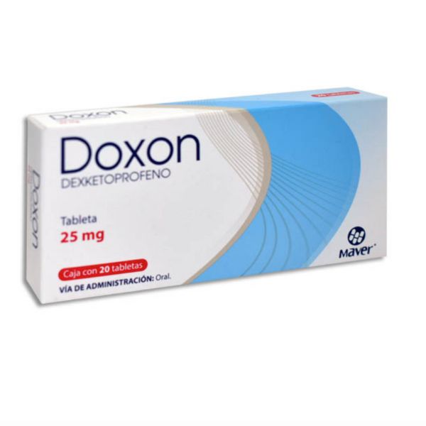 Donde Comprar Doxon (Dexketoprofeno Trometamol) 25 mg Caja con 20 ...