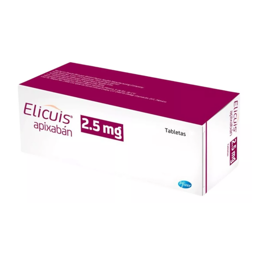 Elicuis (Apixabán) 2.5 Mg Caja Con 20 Tabletas – Farmacia Sanorim
