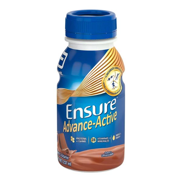 Ensure Advance Liquido Suplemento Alimenticio Sabor Chocolate 237 ml ...