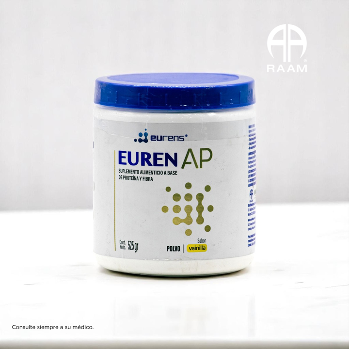Euren AP Suplemento Alimenticio de Proteína y Fibra Sabor Vainilla 525 ...
