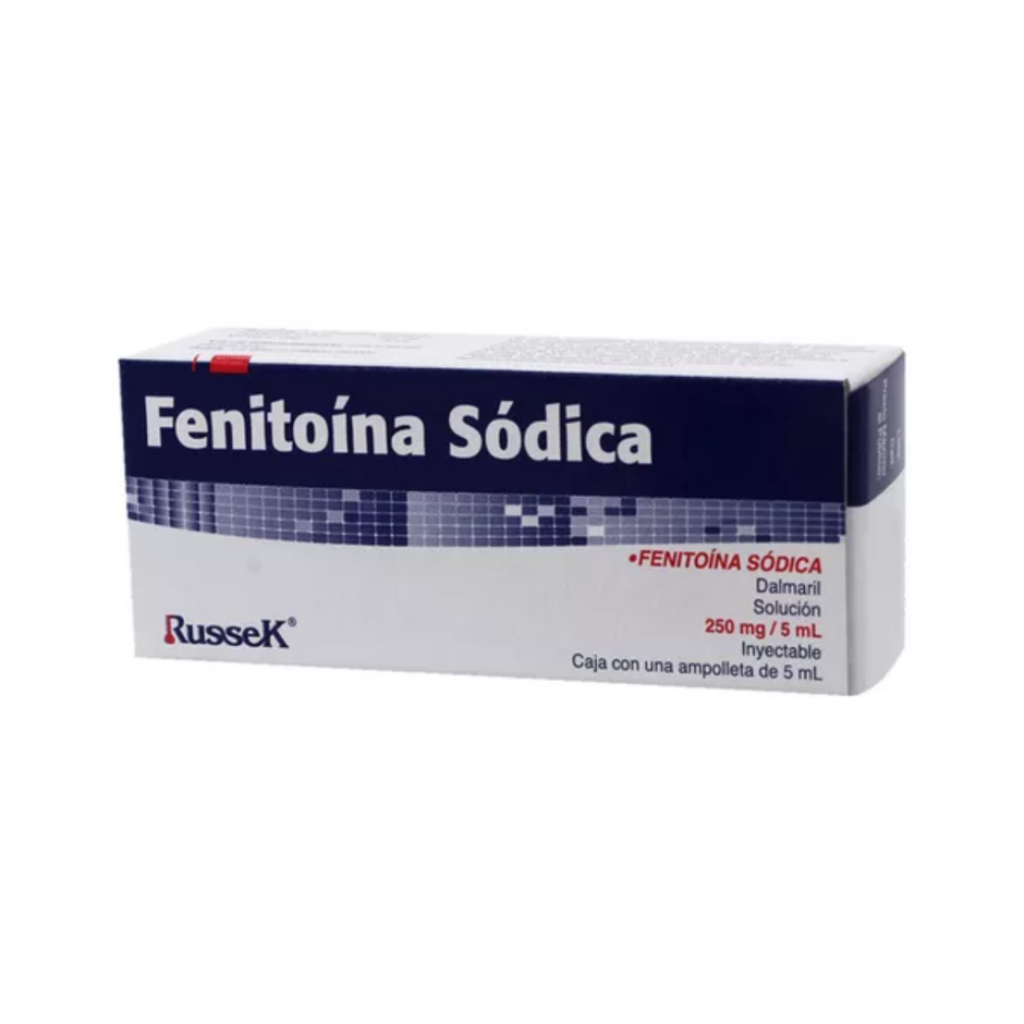 Fenitoína Sódica 250 mg Caja con 1 Ampolleta Inyectable 5 mL – Farmacia ...