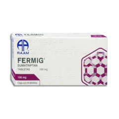 Fermig (Sumatriptan) 100 mg Caja con 4 Tabletas – Farmacia Sanorim