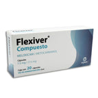 Flexiver Compuesto (Meloxicam/Metocarbomol) 7.5 mg/215 mg Caja con 20 ...