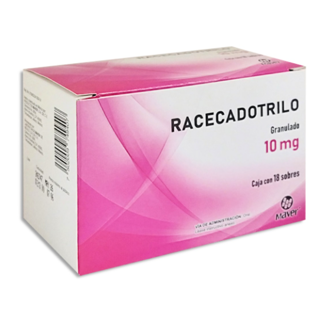Racecadotrilo 10 mg Granulado Caja con 18 Sobres – Farmacia Sanorim