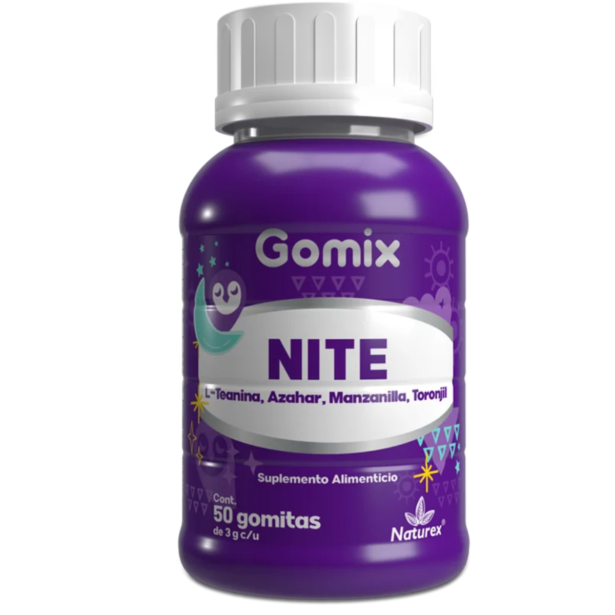 Gomix Nite (L-teanina Azahar Manzanilla Toronjil) 50 Gomitas – Farmacia ...