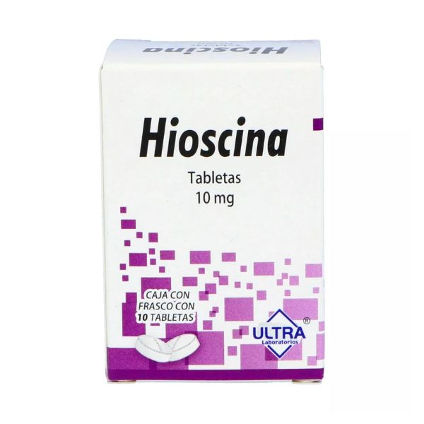 Hioscina 10 mg Frasco con 10 Tabletas – Farmacia Sanorim