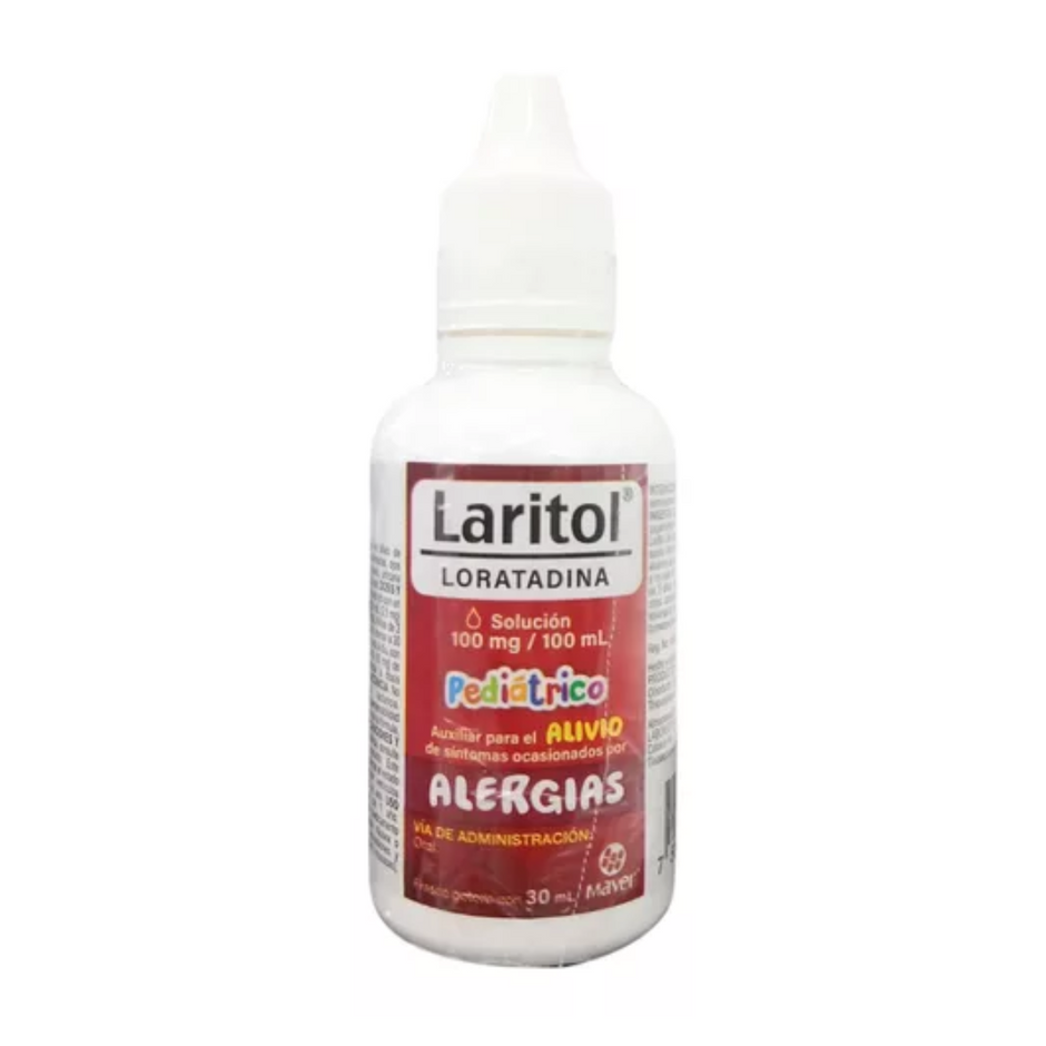 Laritol (Loratadina) Pediátrico Frasco Gotero con 30 mL – Farmacia Sanorim