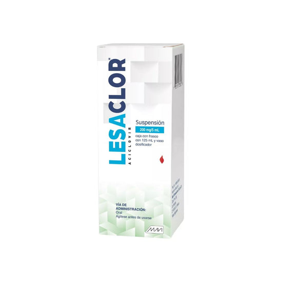 Lesaclor (Aciclovir) 200 mg/ml Suspension Frasco con 125 ml – Farmacia ...
