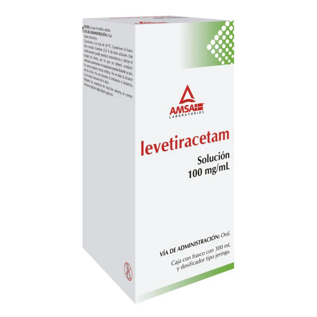 Levetiracetam Solucion 100 mg/ml Caja con Frasco con 300 ml – Farmacia Sanorim