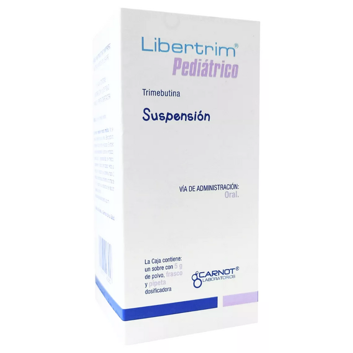 Libertrim Pediátrico (Trimebutina) Suspensión Caja con sobre de 5 gram ...