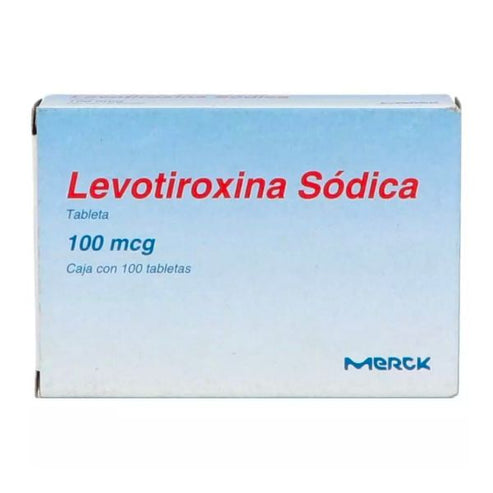 Levotiroxina Sódica 100 mcg Caja con 100 Tabletas – Farmacia Sanorim