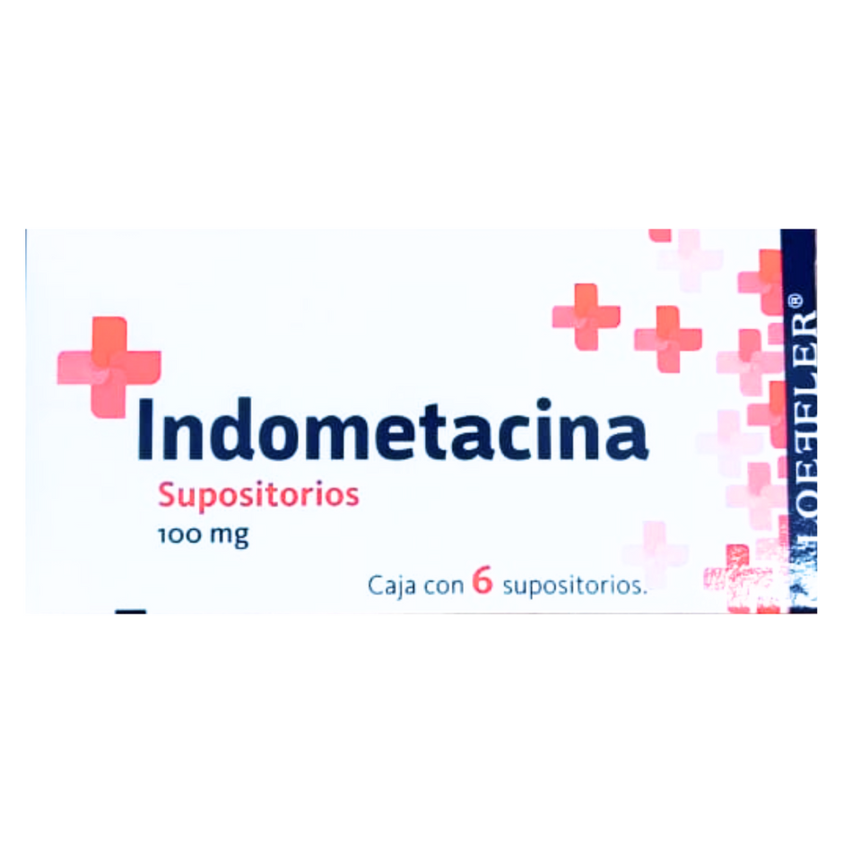 Indometacina 100 mg Caja con 6 Supositorios – Farmacia Sanorim