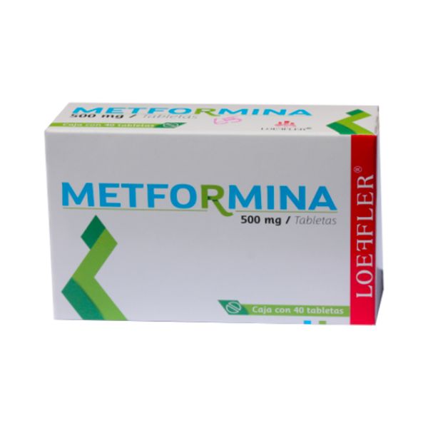 Metformina 500 mg Caja con 40 Tabletas – Farmacia Sanorim