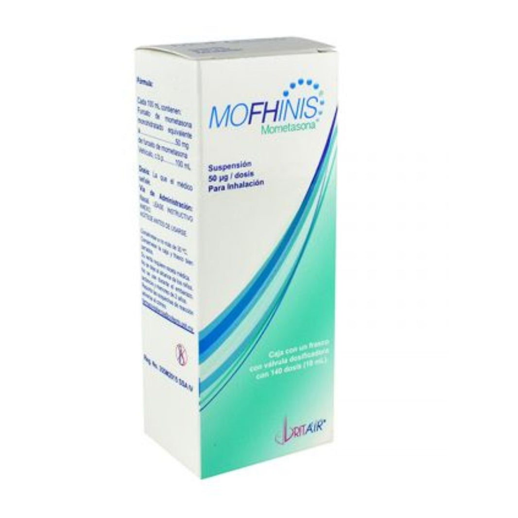 Mofhinis (Mometasona) 50 µg Suspensión para Inhalación 140 Dosis ...