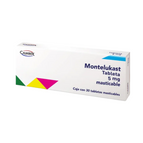 Montelukast 5 Mg Caja con 30 Tabletas Masticables – Farmacia Sanorim