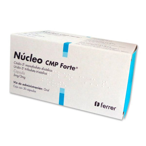 Núcleo CMP Forte 5 mg / 3 mg Caja con 30 Cápsulas – Farmacia Sanorim