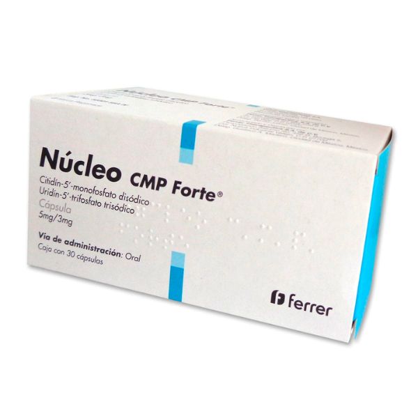 Núcleo CMP Forte 5 mg / 3 mg Caja con 30 Cápsulas – Farmacia Sanorim
