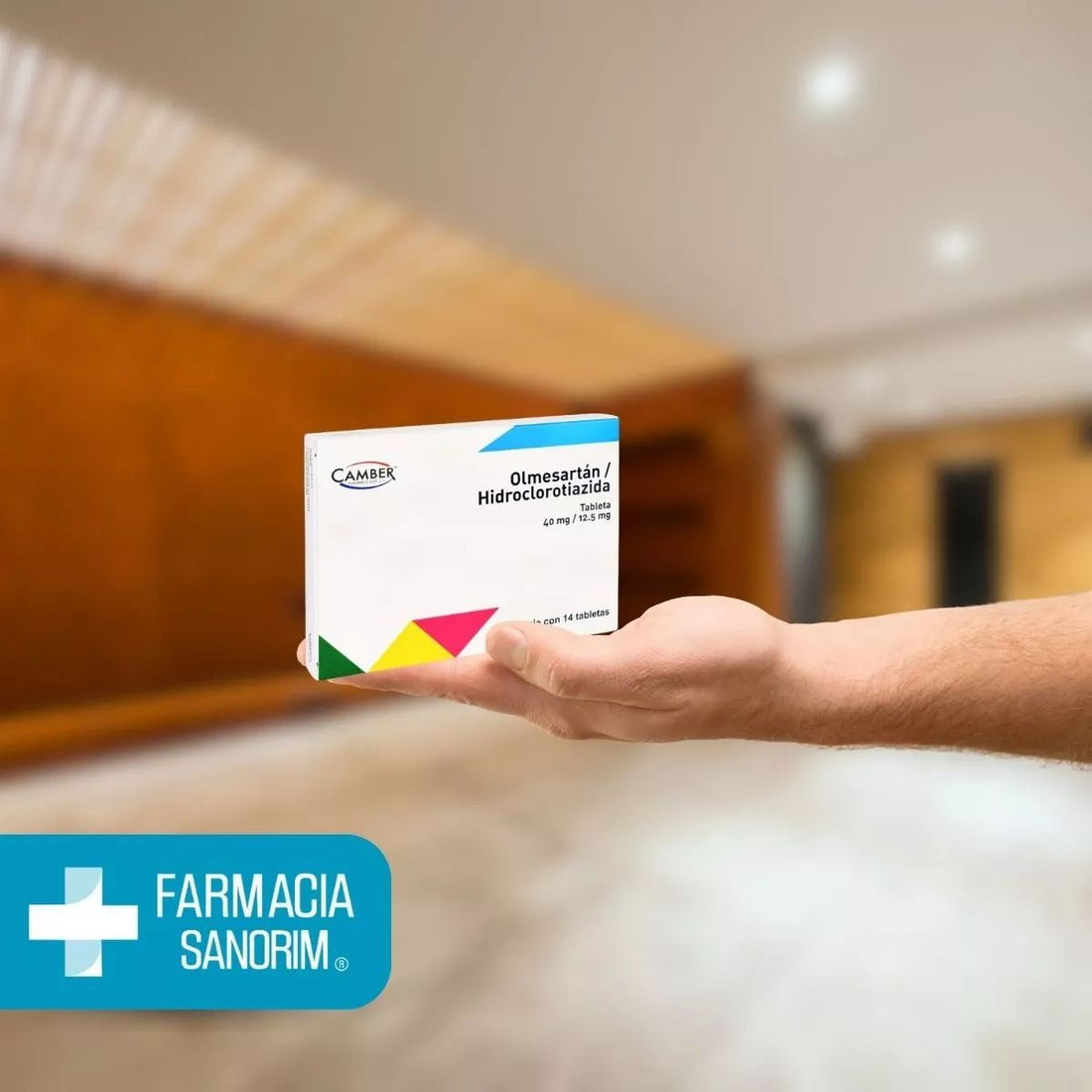 Olmesartan/Hidroclorotiazida 40 mg/ 12.5 mg Caja con 14 Tabletas – Farmacia Sanorim