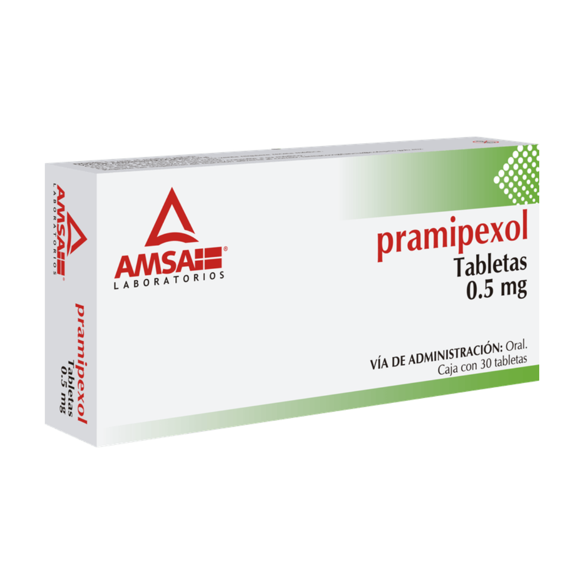 Pramipexol 0.5 mg Caja con 30 Tabletas – Farmacia Sanorim