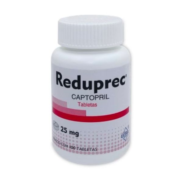 Reduprec (Captopril) 25 mg Caja con 100 Tabletas – Farmacia Sanorim