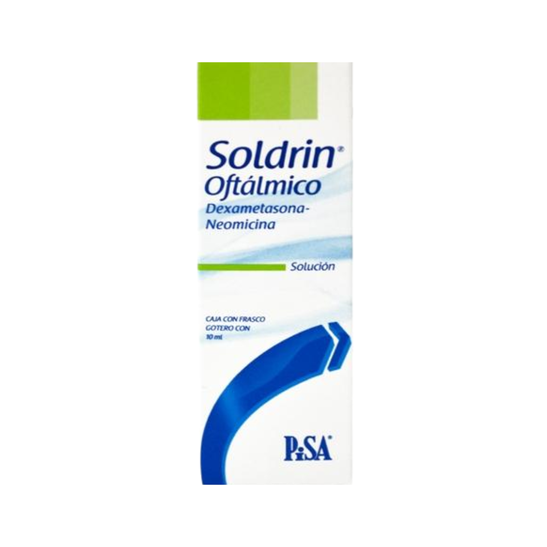 Soldrin Oftálmico Dexametasona, Neomicina 1 mg/3.5 mg Gotero 10 mL ...