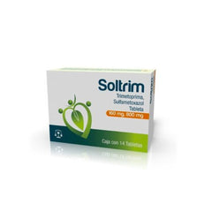 Soltrim (Trimetoprima/Sulfametoxazol) 160 mg/180 mg Caja con 14 Tablet ...
