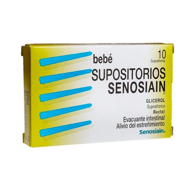 Supositorios Glicerol Senosiain Caja con 10 Supositorios para Bebé ...