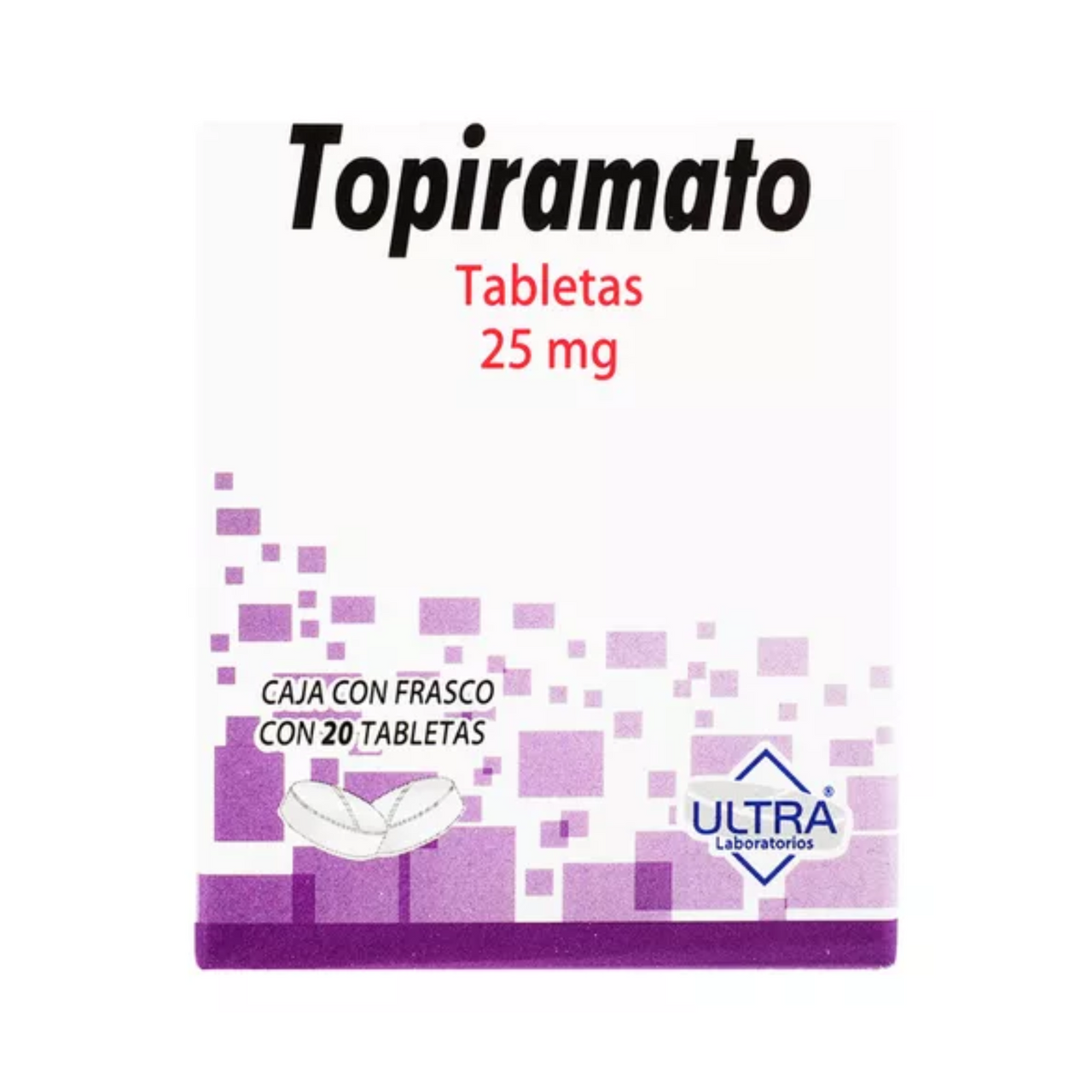 Topiramato 25 mg Caja con 20 Tabletas – Farmacia Sanorim